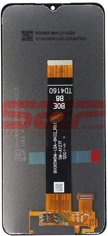 LCD+Touchscreen Samsung Galaxy A12 Nacho / A127 BLACK COMPATIBIL - cel.ro