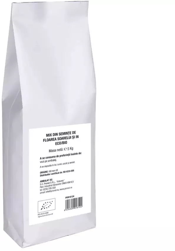 Mix din seminte bio de floarea soarelui si in 5kg Pronat PRN16124 - cel.ro