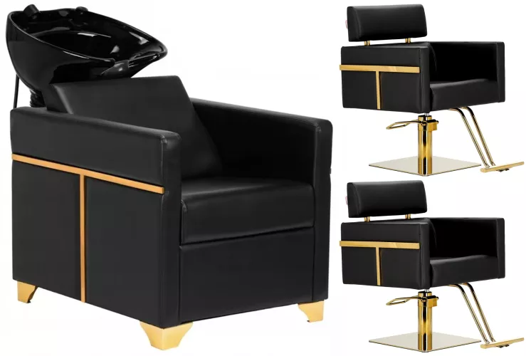 Set Scafa coafor profesionala unitate de spalare model Montreal + 2 x ...