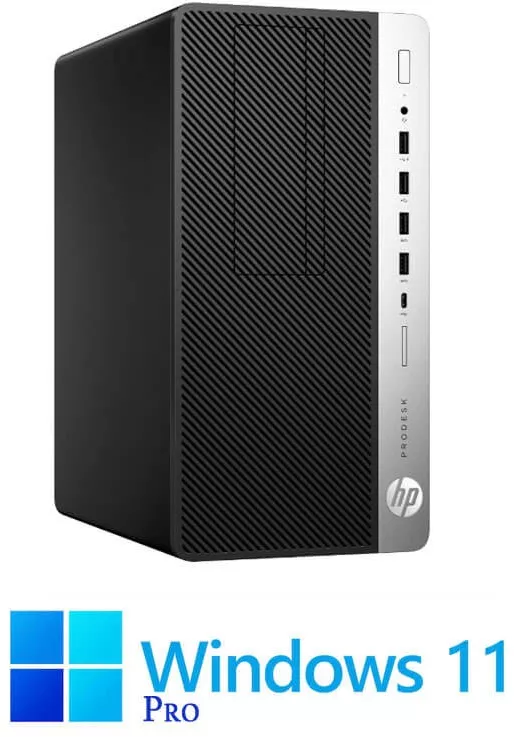 Calculatoare HP ProDesk 600 G5 MT Hexa Core i7-8700 16GB 1TB SSD Win 11 ...