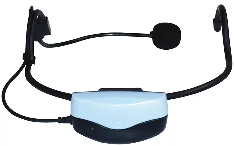 Microfon profesional wireless tip casca uhf 647.7mhz bst UDR66-646.7 ...