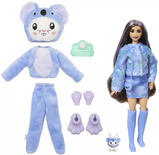 Barbie papusa barbie cutie reveal iepuras urs koala