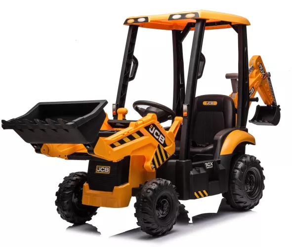 Tractoras electric pentru copii JCB 2x 35W 12V cu incarcator si cupa ...