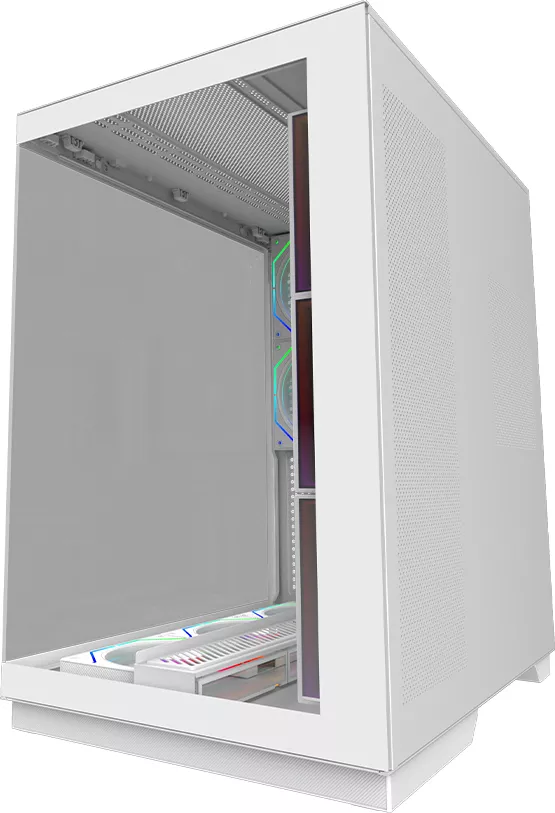 Carcasa AQIRYS Janus Middle Tower ARGB ATX White