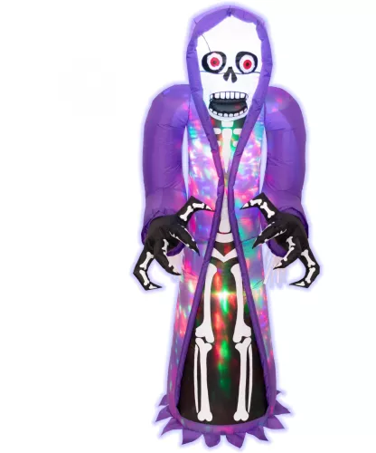Halloween Schelet Gonflabil 150 Cm Projector Led In Interion 3rv8_225817591