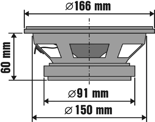 Set Difuzoare Auto 165mm 4 Ohmi ygmd_225817604
