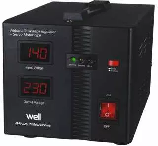 Stabilizator Automat De Tensiune Cu Servo Motor Secure 2000Va Well