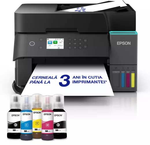 Multifunctional inkjet color EPSON EcoTank L6370 CISS A4 USB Wi-Fi Ethernet
