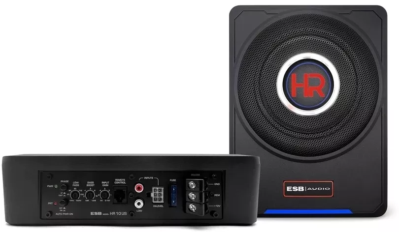 Subwoofer auto plat activ ESB HR 10 US 130W RMS 8033373005985