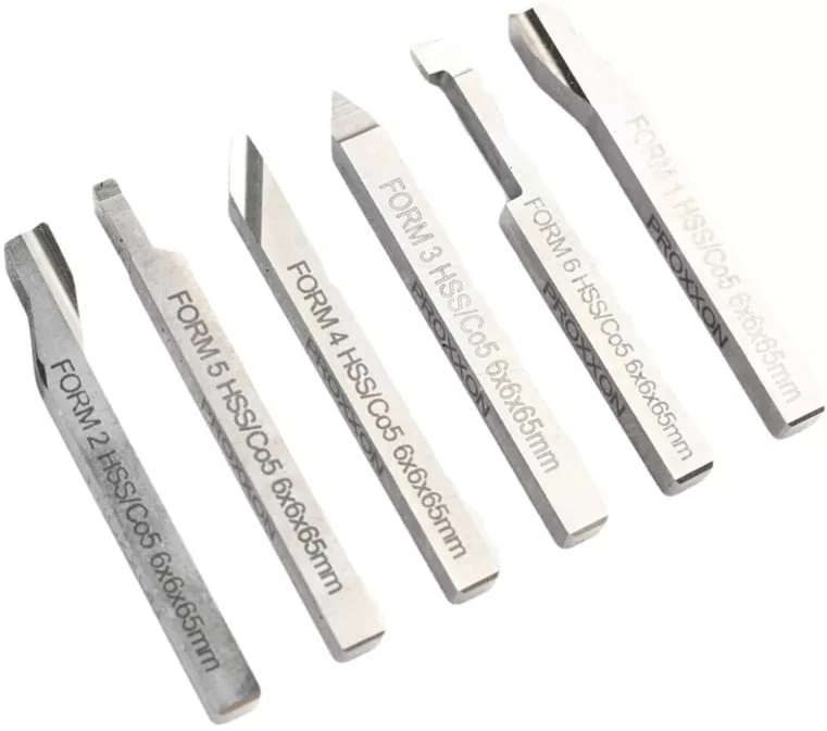 Set cutite pentru strung de metal FD 150 E Micromot Proxxon 24524 6 piese