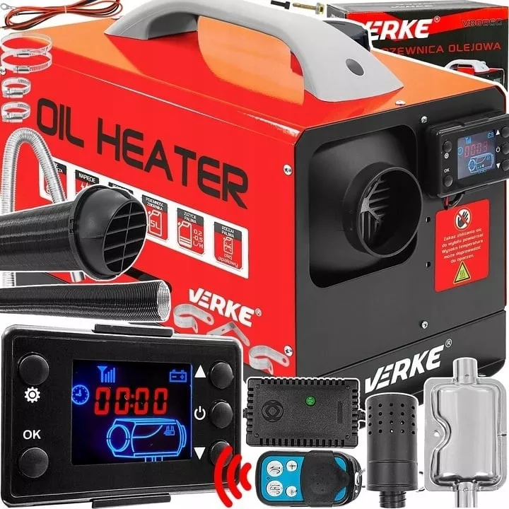 Incalzitor cu ulei sau motorina tip Sirocou Webasco 8 kW 230V/12V cu ...