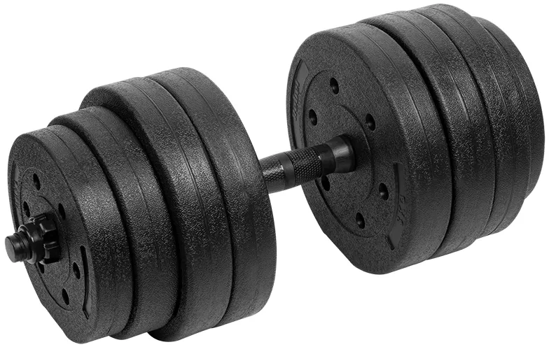 Gantera Reglabila 20 Kg din Ciment Compozit 8 Discuri cu Greutate de 1. ...