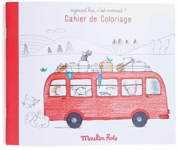 Caiet cu fise preilustrate pentru desen Moulin Roty xoa4_225214542