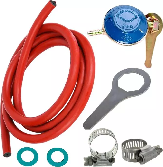 Ceas butelie Set furtun Gaz 2 metri 2 coliere cheie Garnituri - Totokita