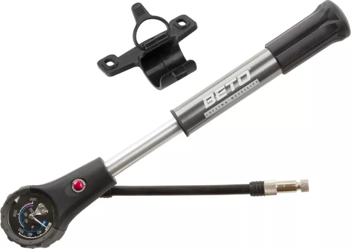 Mini Pompa Aluminiu Shock Dual 2-1 Bar/PSi Intgrata AV/DV