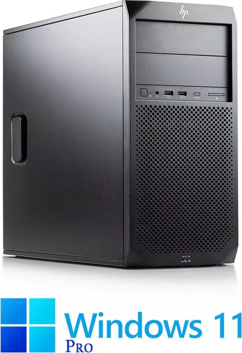 Workstation HP Z2 G4 Tower Hexa Core i5-8500 16GB DDR4 256GB SSD Win 11 Pro