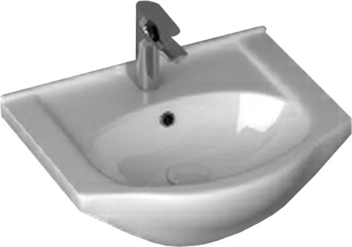 Lavoar ceramic cu aripi V55 55x42 cm