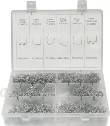 Set capse pentru pistol de lipit/sudat plastic 1200 buc Breckner Germany