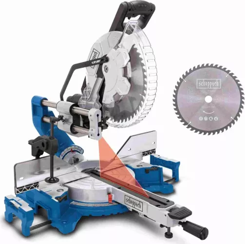 Fierastrau circular de masa culisant cu laser HM305SL Scheppach ...