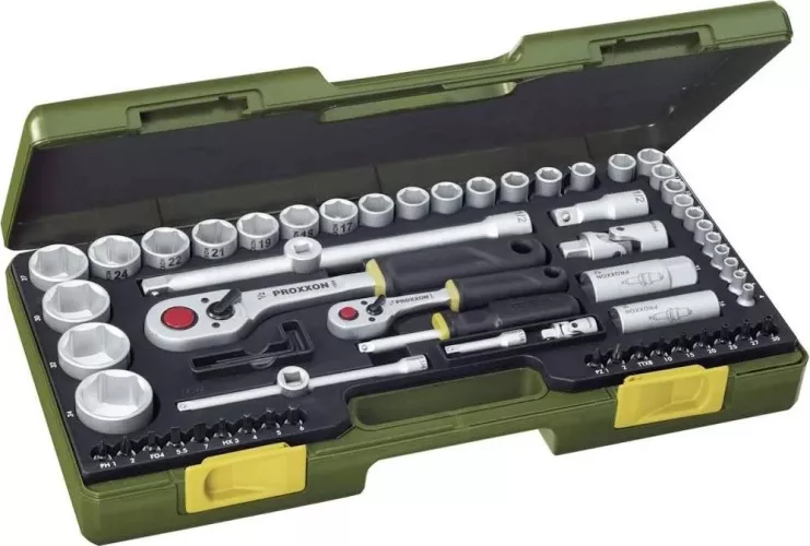 Trusa chei tubulare Proxxon 23286 1 4 -1 2 65 piese