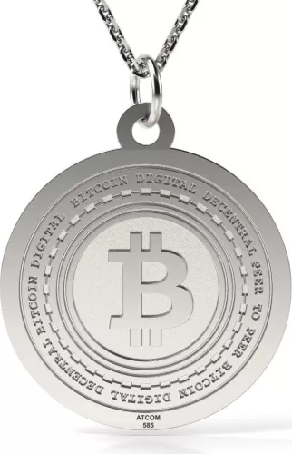Colier din argint model Bitcoin aeek_917962855
