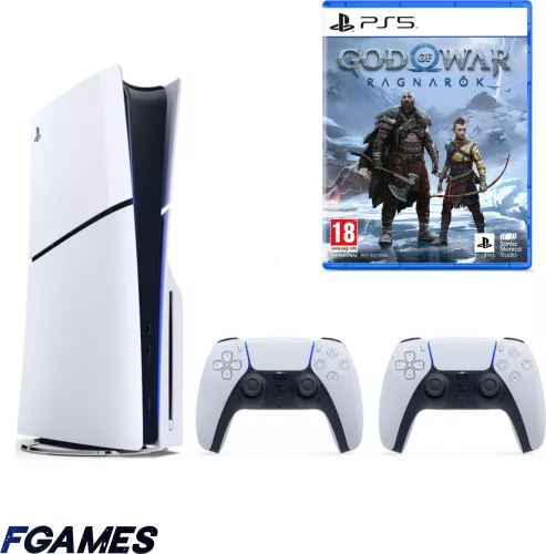 Consola Sony Playstation 5 Slim Ps5 Disk Edition 1tb + Doua Controllere ...