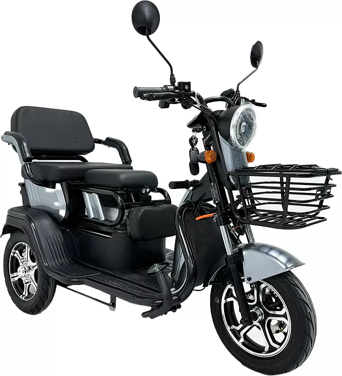 Triciclu Locuri Ajustabile - 1000w / 60v / 20ah / Gri