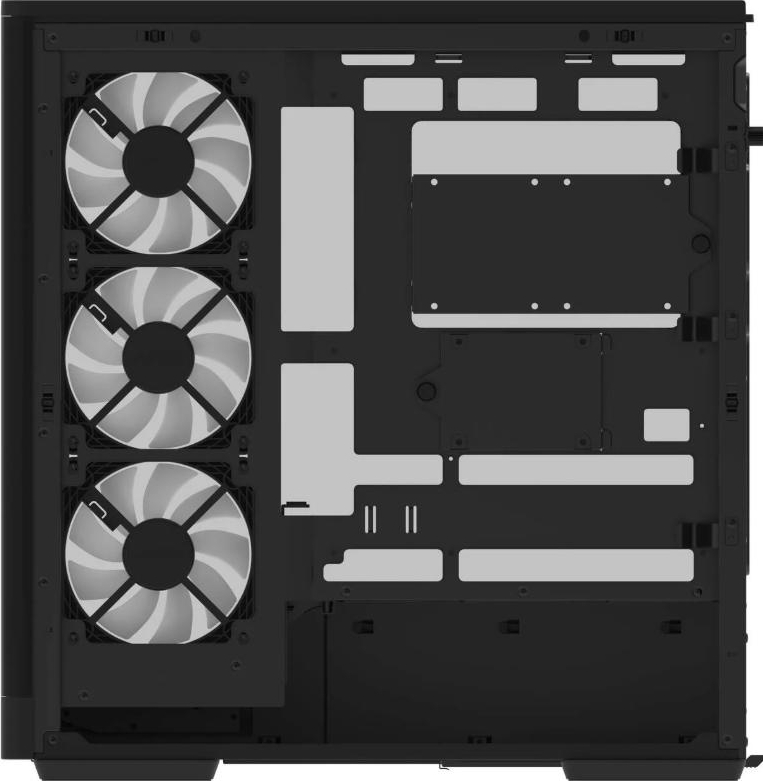 Carcasa AeroCool P500A Fara sursa Middle Tower Negru