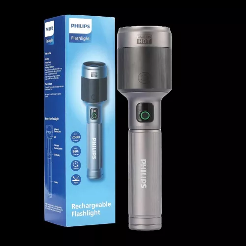 Lanterna Led Philips Aluminiu 9000 mAh IP44 2200 lm Timp de functionare ...