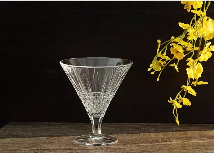 Set 6 cupe inghetata Crystal Bohemia Alexandria 310 ml transparent