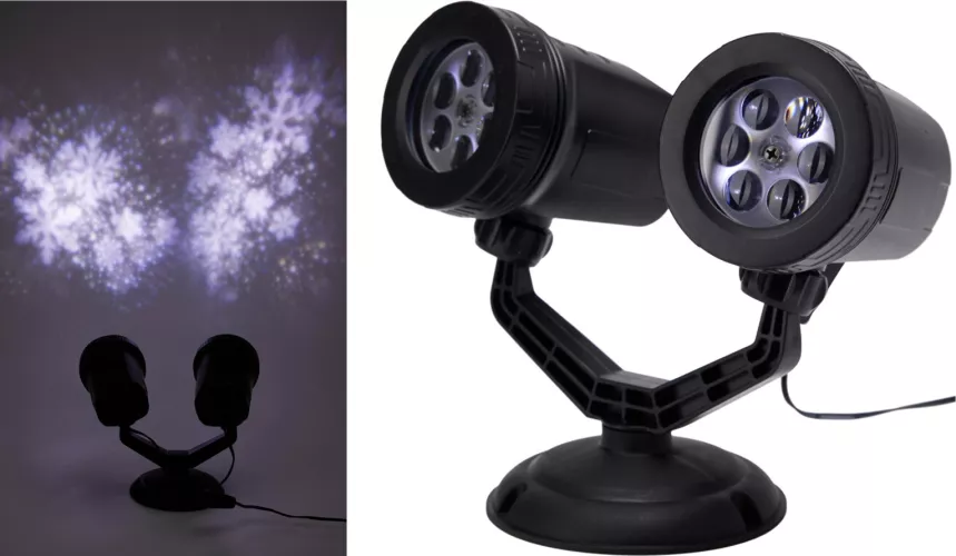 Proiector LED fulgi de zapada Koopman lumina alba 05393