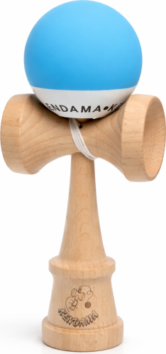 Kendama din Lemn 18 cm Bila Albastra Jucarie de Indemanare pentru Copii si