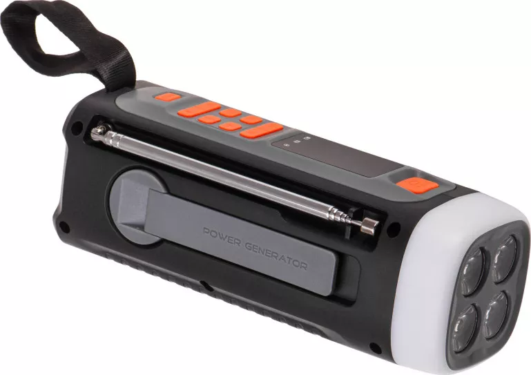 Radio de urgenta Adler AD 1920 Panou solar/Dinama manuala/USB-C 4500 mAh