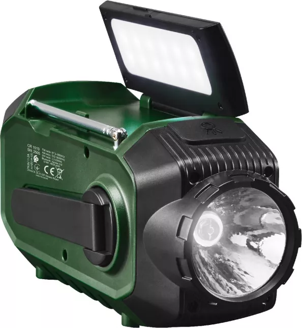 Radio de urgenta Camry CR 1919 Panou solar/Dinama manuala/USB-C 4000 mAh