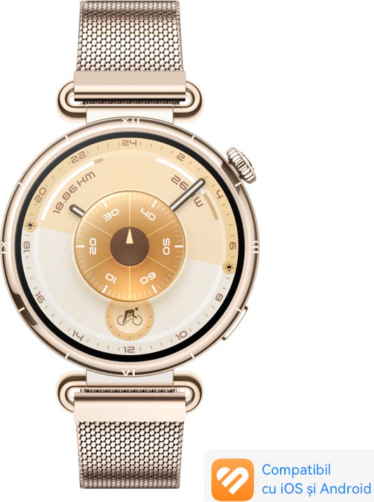 Smartwatch Huawei Watch GT 6 41MM Gold Stainless Steel Case Gold ...