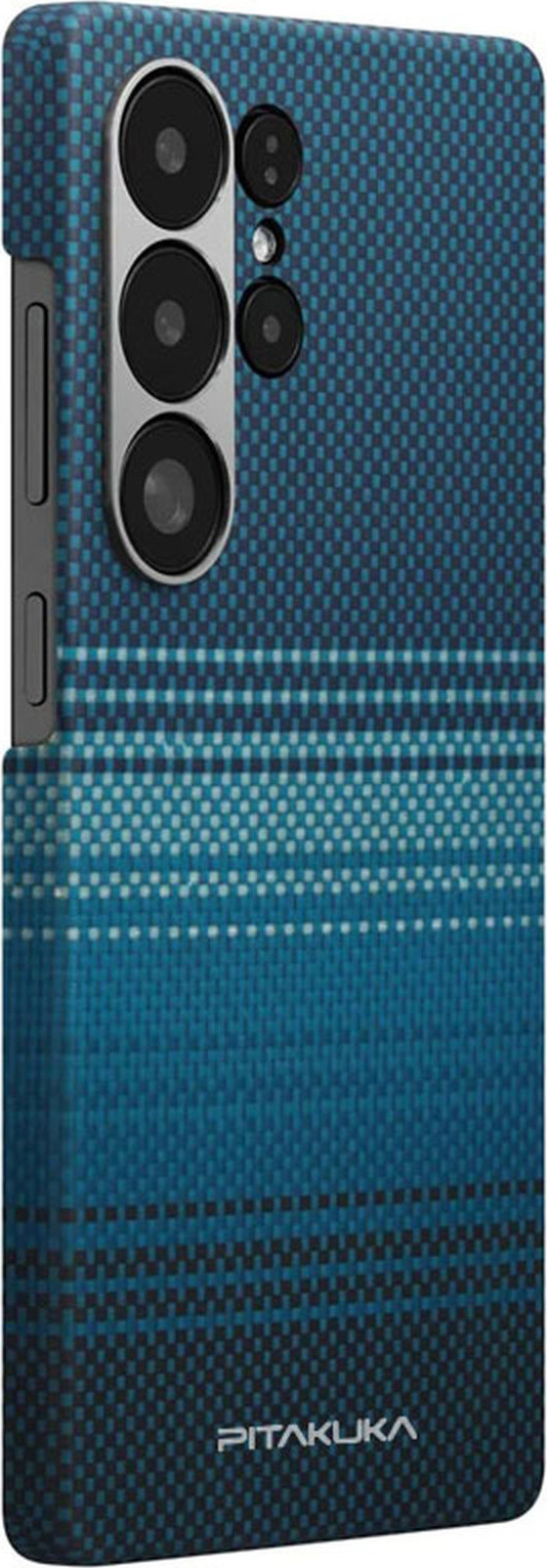 Husa Aramid PTK compatibila MagSafe Fibra Kevlar pentru Samsung Galaxy S25