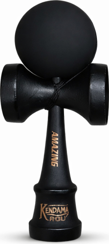 Kendama Profesionala din Lemn AMAZING Negru Mat Skill Toy pentru Copii ...