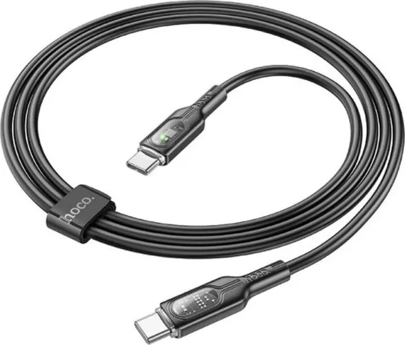 Cablu transfer date si incarcare Hoco U120 USB-C - USB-C QC3.0 60W 3A 1 ...