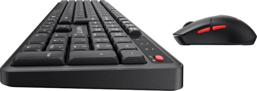 Kit tastatura si mouse office HAVIT KB261WB US layout Wireless 2.4Ghz/ 5.1