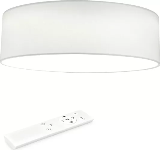 Plafoniera LED tavan Navaris 22W diametru 32 cm telecomanda 25000h alb