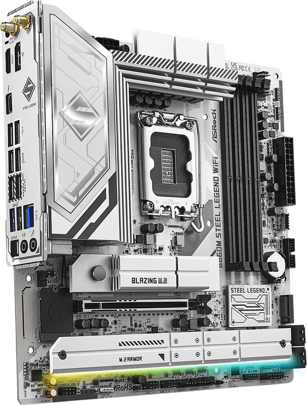 Placa de baza ASRock B860M Steel Legend WiFi Socket LGA1851 mATX