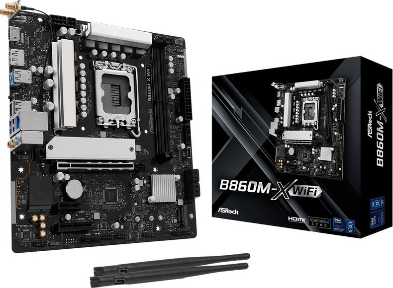 Placa de baza ASRock B860M-X WiFi Socket LGA1851 mATX