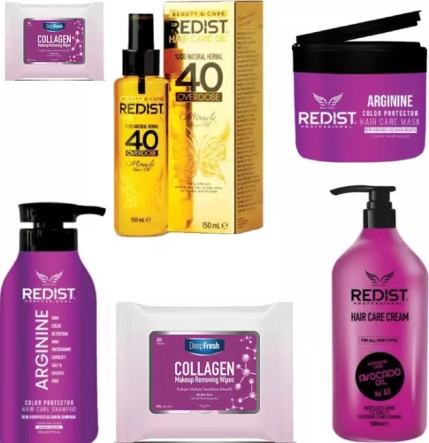 REDIST ARGININA SAMPON 500ML.BALSAM 100ML MASCA PAR 250ML TRATAMENT PAR ...