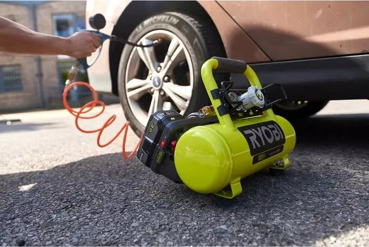 Compresor aer 4L 120 PSI 18V Ryobi R18AC-0