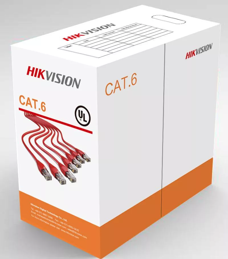 Cablu U/UTP cat.6 Hikvision DS-1LN6-UU 23AWG material cupru integral