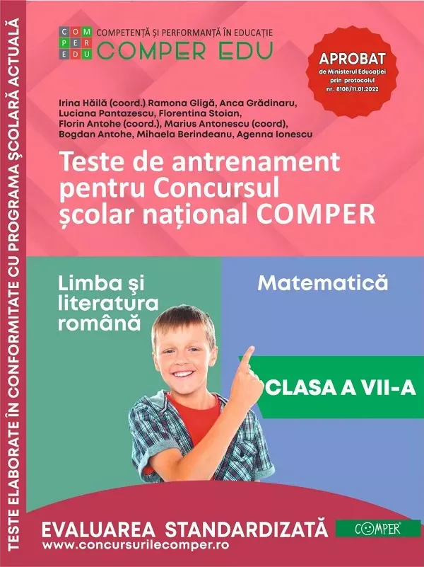 Teste De Antrenament - Clasa 7 - Concursul Comper - Irina Haila Florin ...