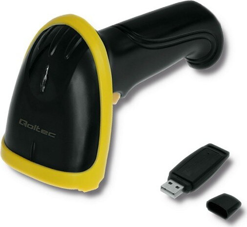 Scanner Coduri 1D Qoltec USB 2.4GHz Cu Raza 100 m Viteza 120 Scanari Pe ...
