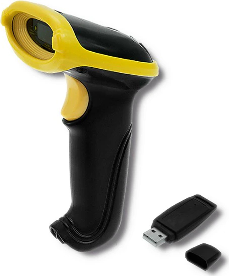Scanner Coduri 1D Qoltec USB 2.4GHz Cu Raza 100 m Viteza 120 Scanari Pe ...