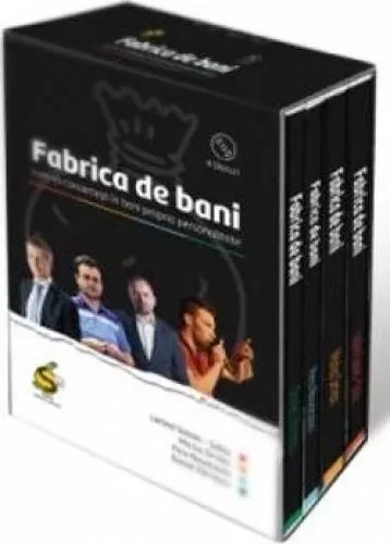 4 DVD Fabrica de bani Vol.1 - Lorand Soares Szasz Marius Simion Pera Novacovici - cel.ro
