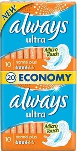 Absorbante Always Ultra Normal Plus Duo 20 buc 83711505 - cel.ro